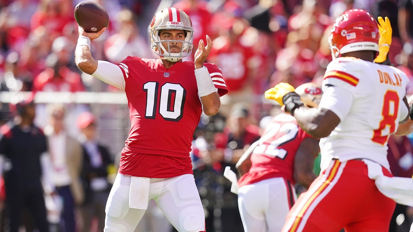 49ers injury updates on Jimmy Garoppolo, Kerry Hyder; Deebo Samuel ...