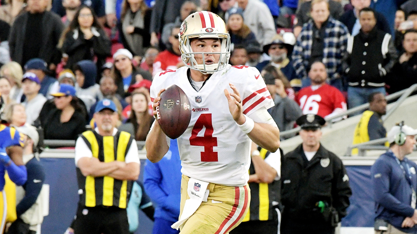 49ers' Nick Mullens climbs record books despite first-half struggles vs ...