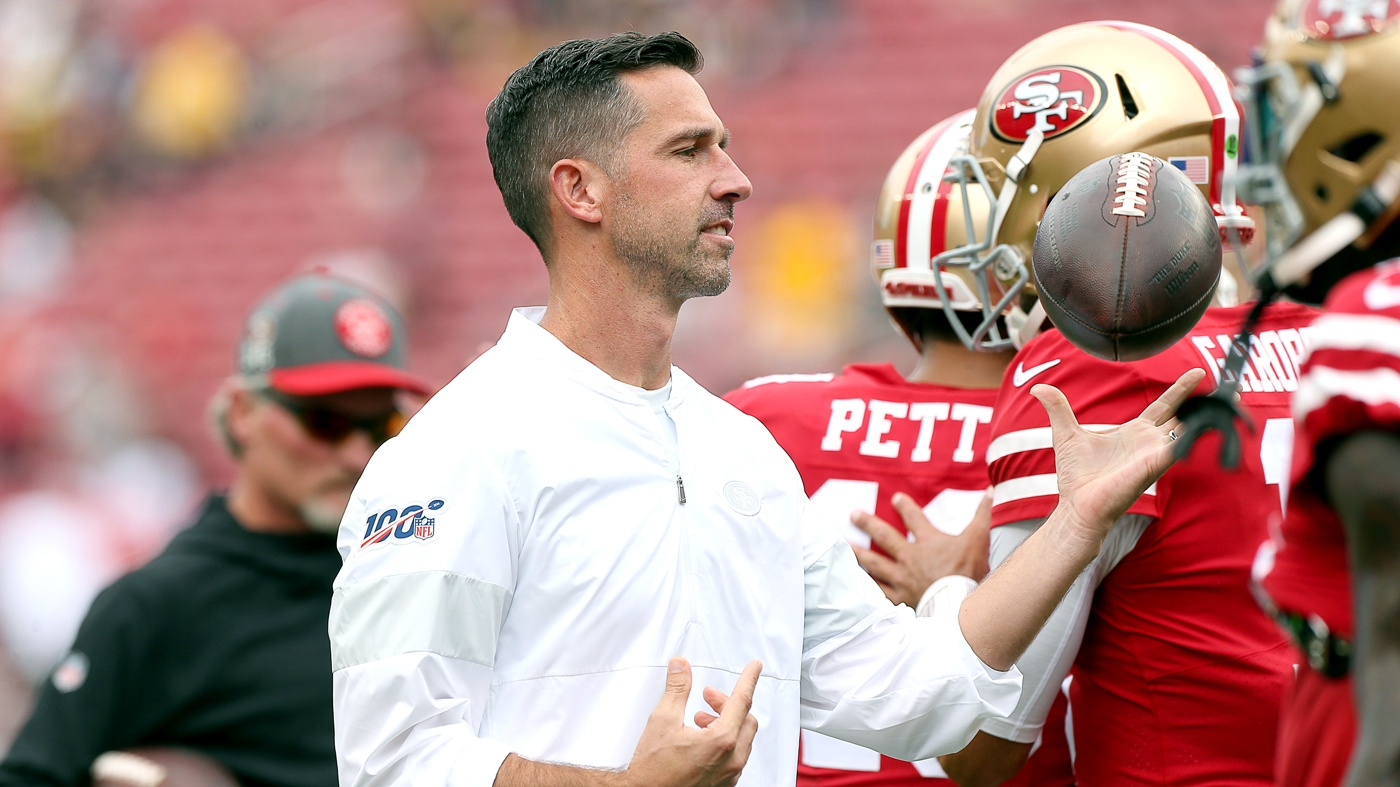 Transcript: Kyle Shanahan discusses 49ers vs. Browns, Jalen Hurd and ...