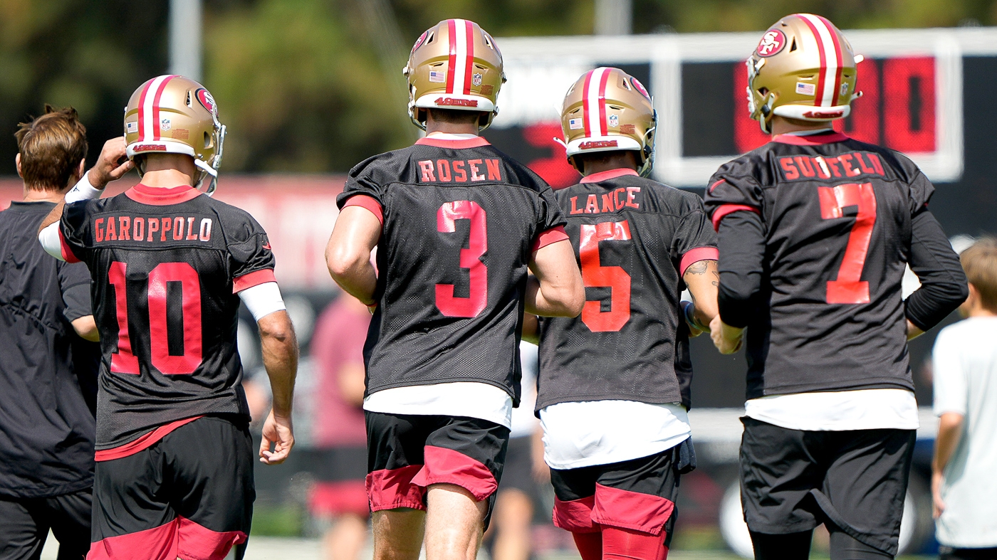 Mike McDaniel impressed by Trey Lance's offseason work, 49ers' QB room ...