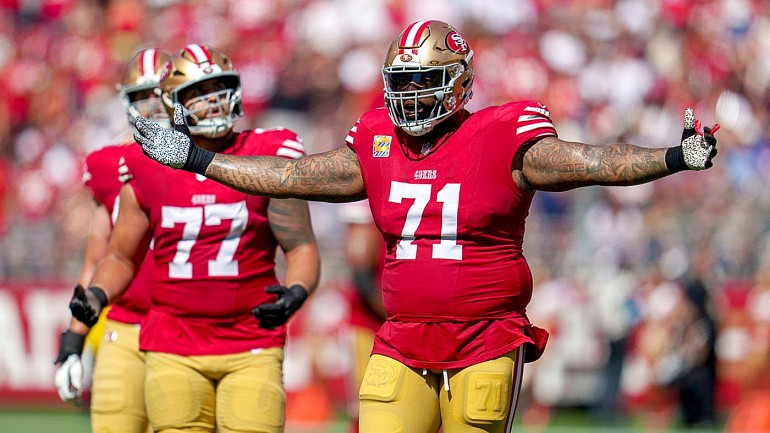 These 7 49ers players landed in PFF's top 10 for their positions ...