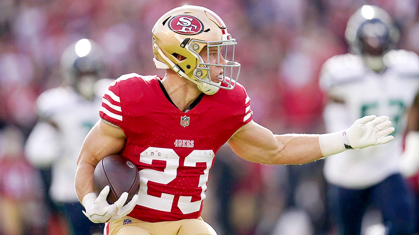 49ers' Christian McCaffrey on track for rare rushing achievement ...