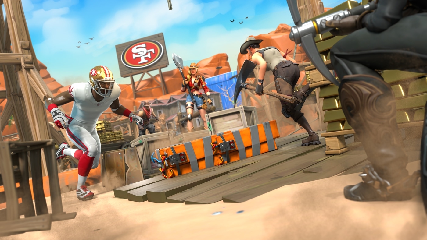 49ers launch map within NFL Zone experience on Fornite | 49ers Webzone