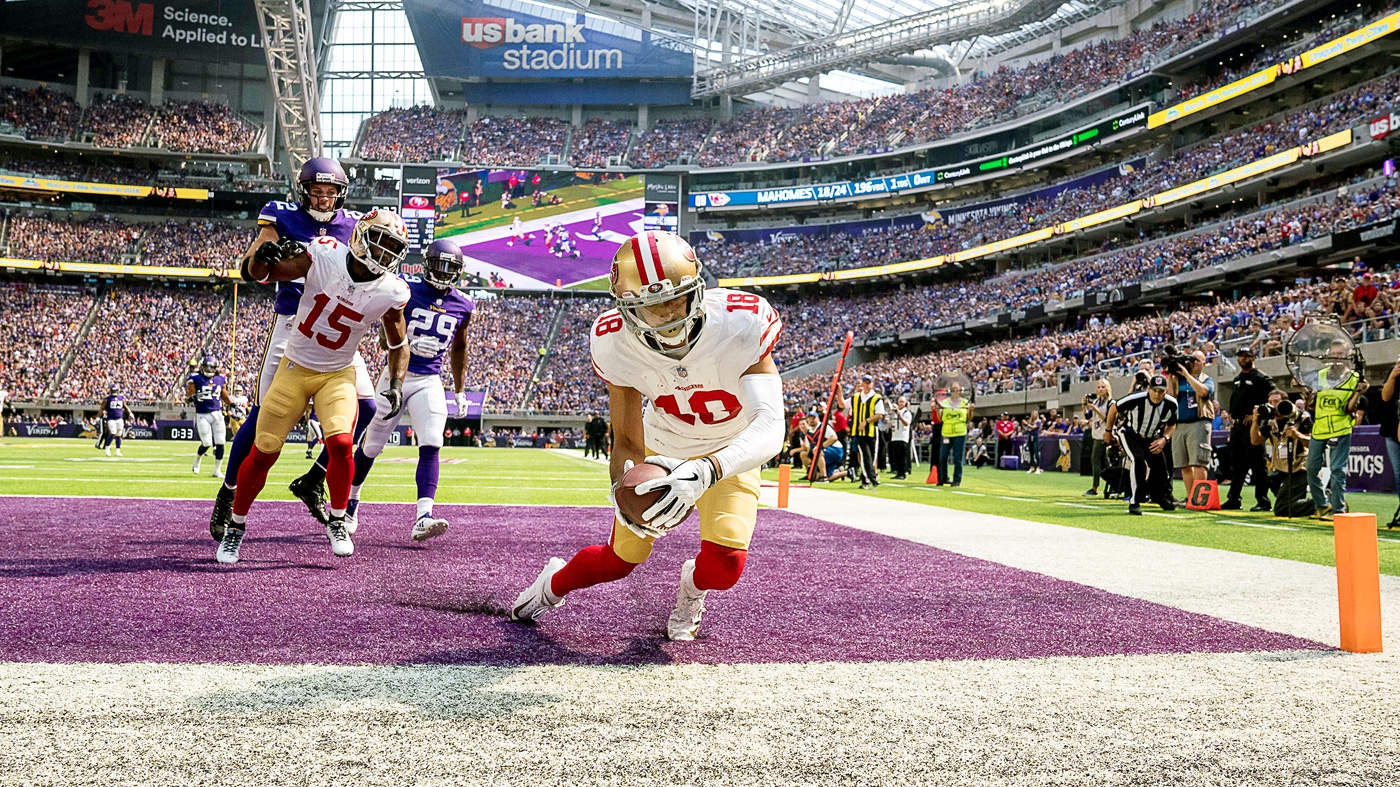 49ers rookie WR Dante Pettis reflects on his first NFL reception and ...