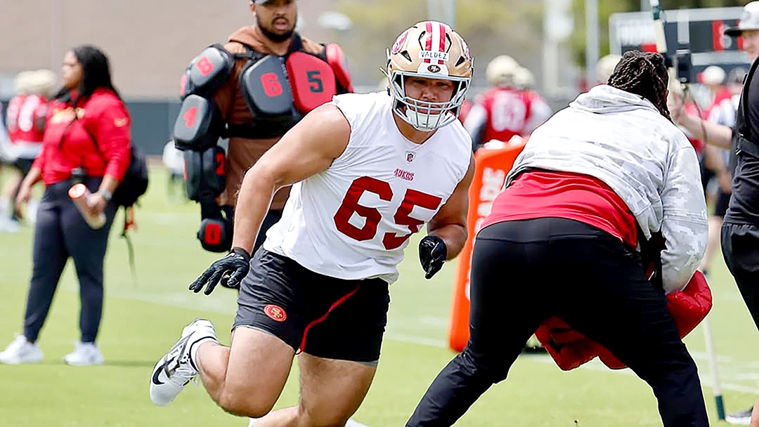 49ers rookie Sebastian 'The Hulk' Valdez: 'I know I'm an NFL player ...