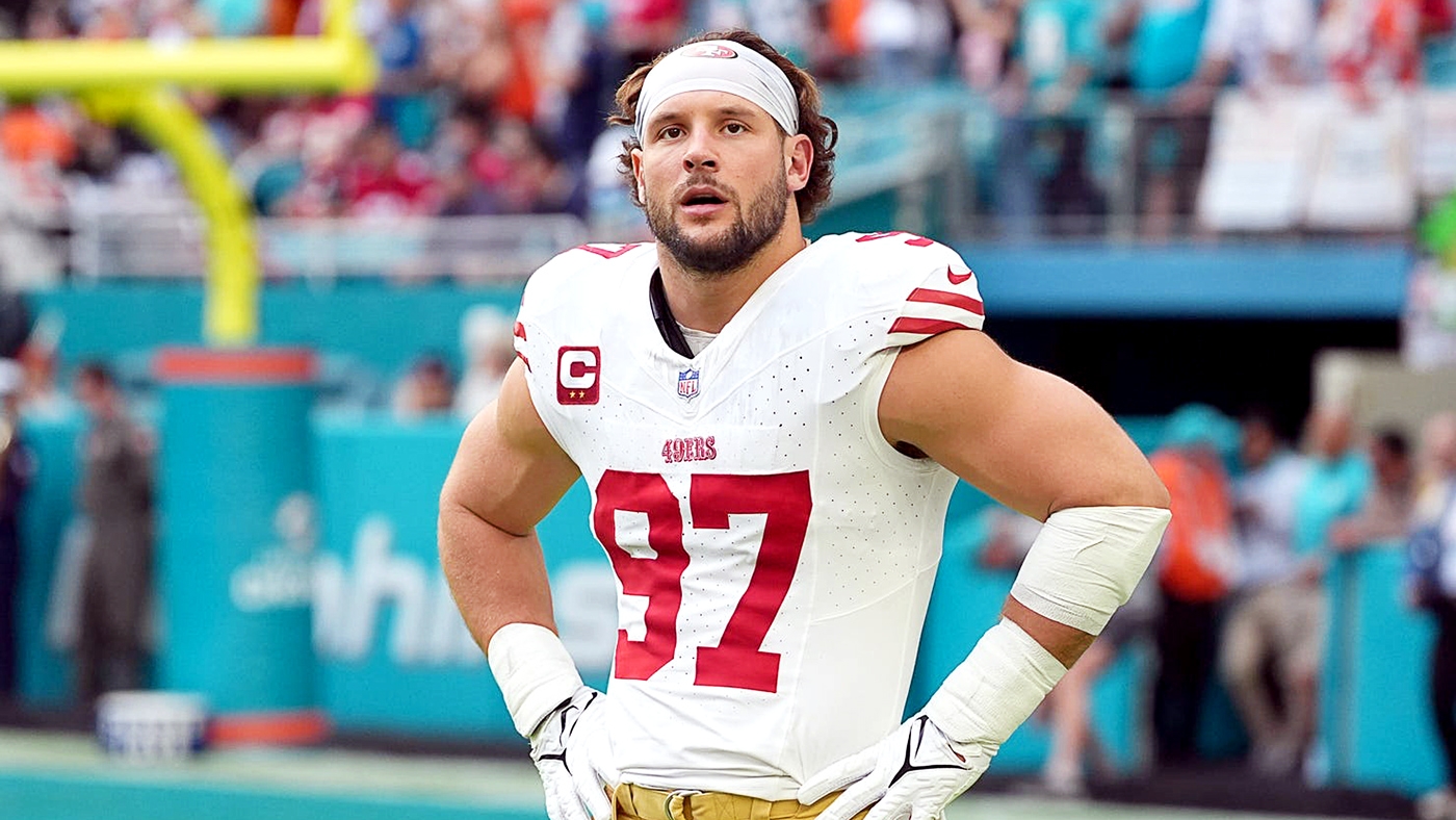 49ers' Nick Bosa hilariously explains viral exchange with Dolphins ... 49ers' Nick Bosa hilariously explains viral exchange with Dolphins ...