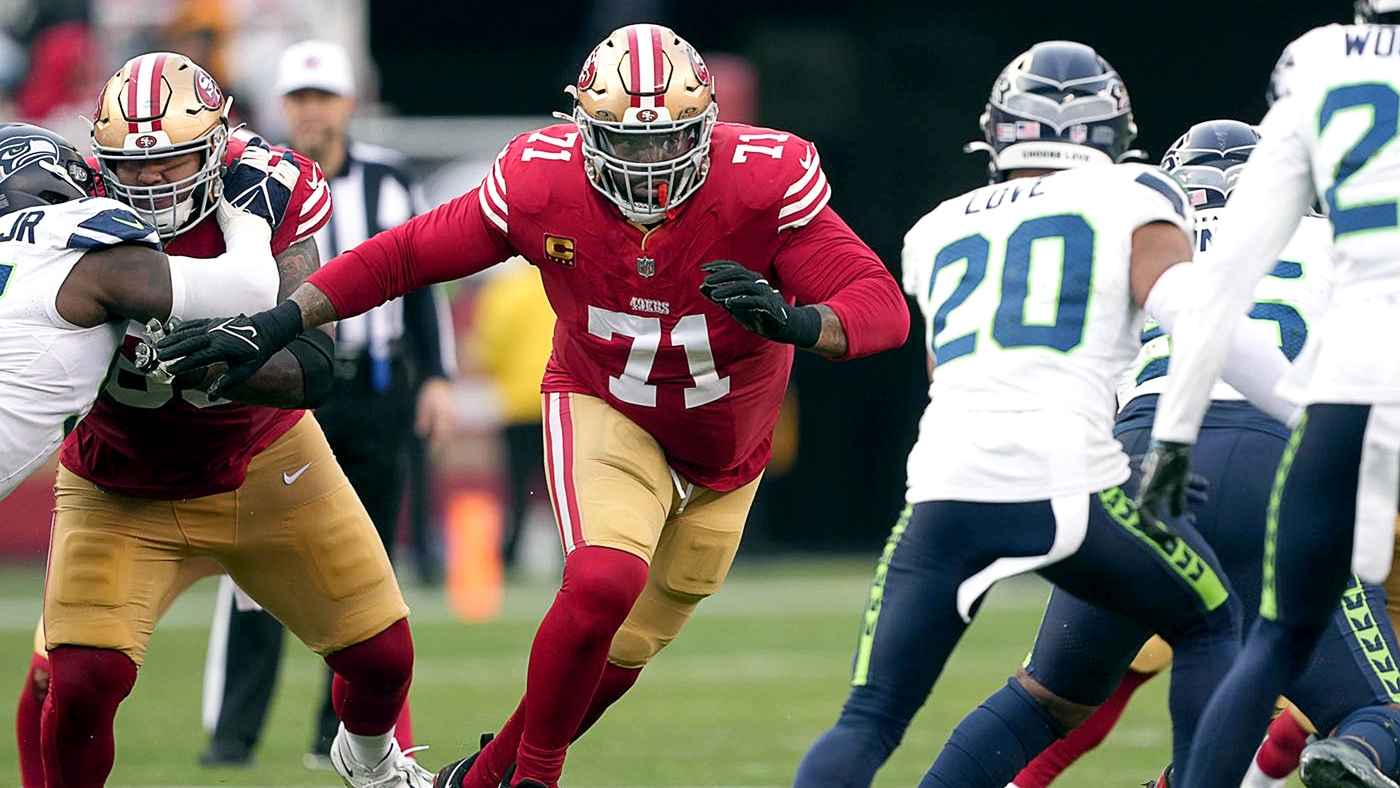 George Kittle hilariously sets unique 49ers goal for Trent Williams in ...