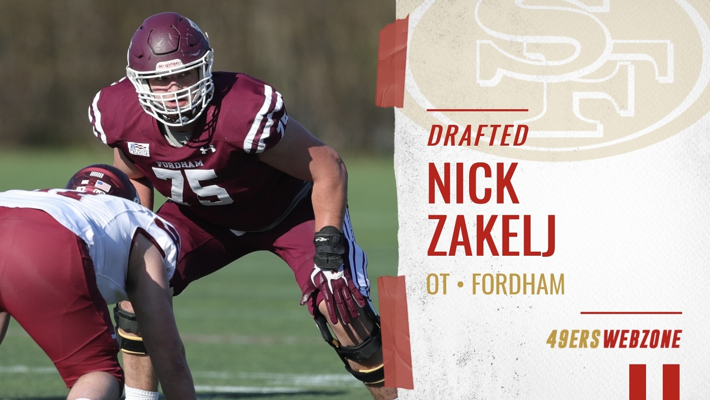 49ers make Fordham OT Nick Zakelj a 6th-round draft pick | 49ers Webzone