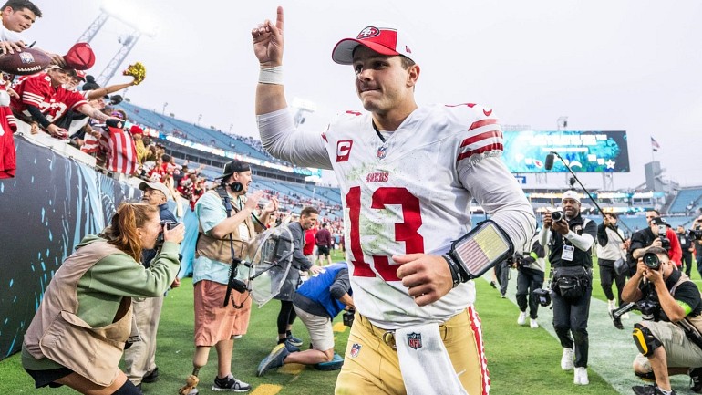 49ers TE George Kittle earns PFF's highest grade despite not yet ...