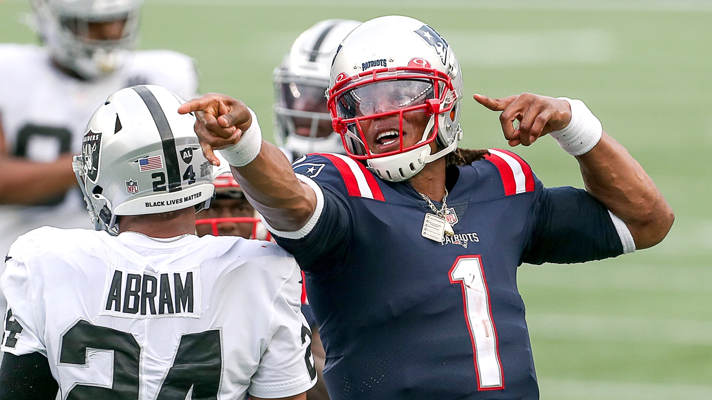 ESPN predicts big rushing game for Cam Newton, Patriots win over 49ers ...