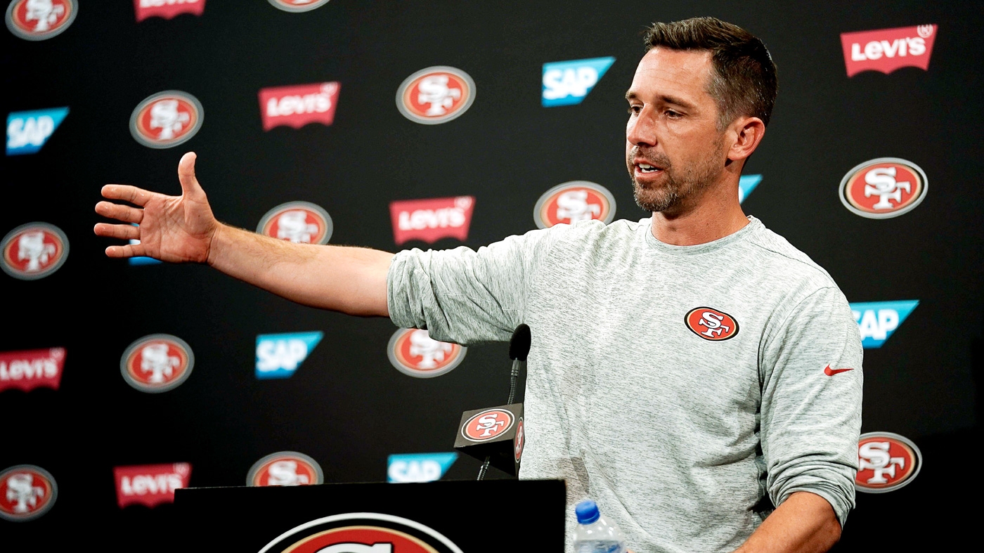 49ers' Kyle Shanahan brings the jokes as he reflects on his time in ...