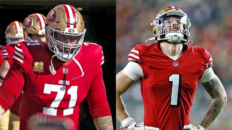 Niners LT Williams, WR Pearsall out vs. Seahawks | 49ers Webzone