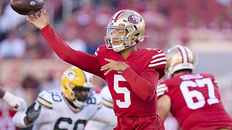 Plan for Trey Lance vs. Vikings depends on next week; 49ers QB ...