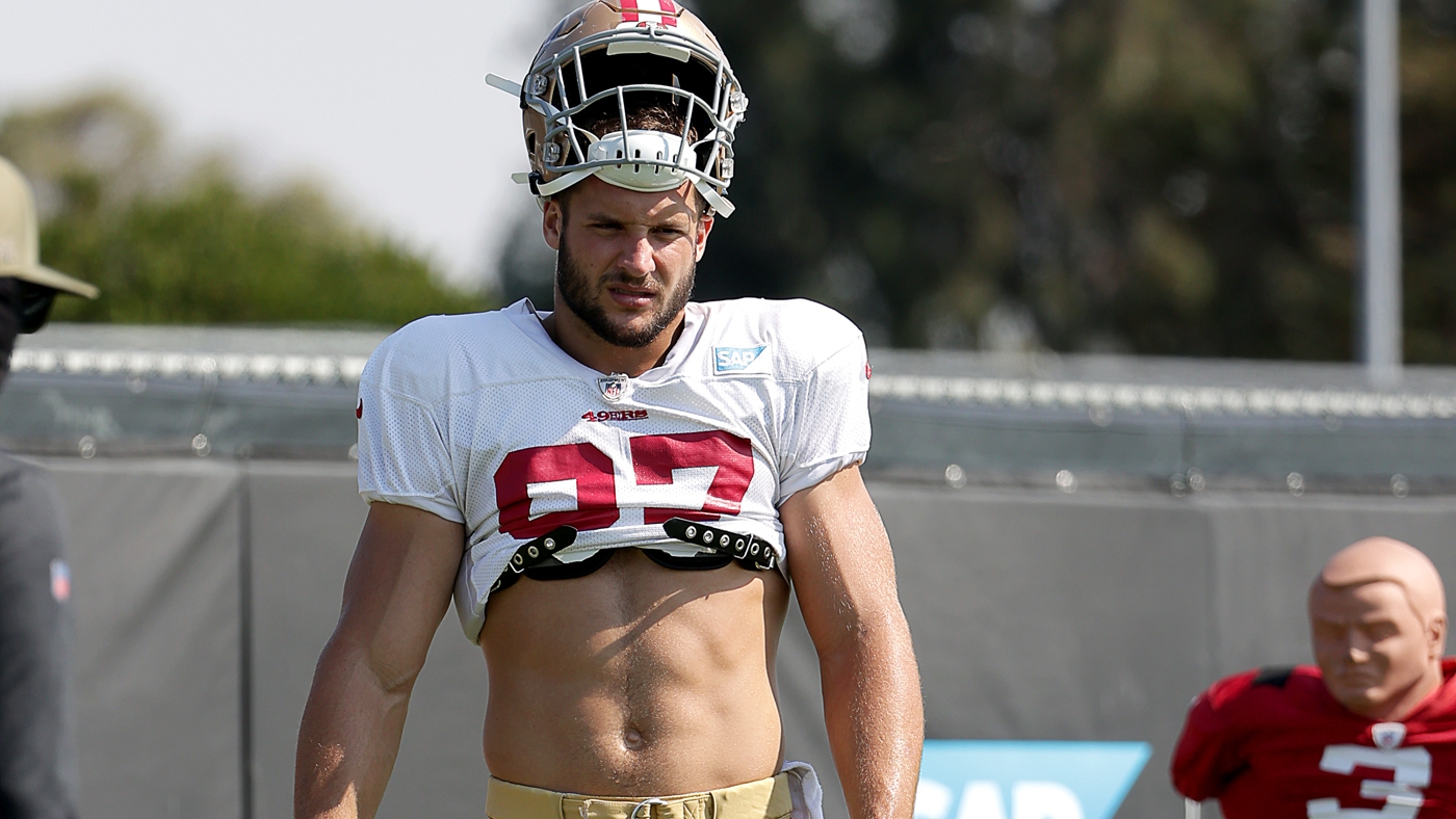Kyle Shanahan: No setbacks for Nick Bosa, 49ers pass rusher remains on ...