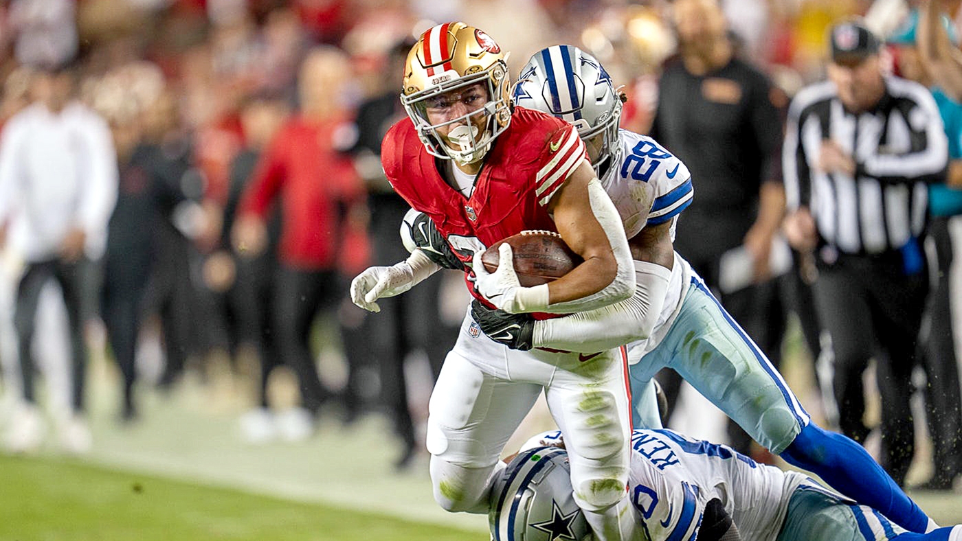 How 49ers rookie Isaac Guerendo has benefitted from Christian McCaffrey ...