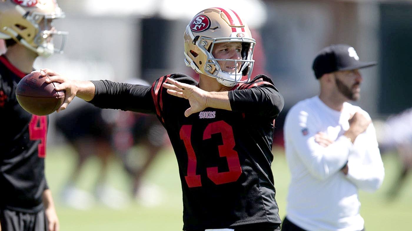Brock Purdy throwing at 49ers practice on Friday; No Trent Williams or ...