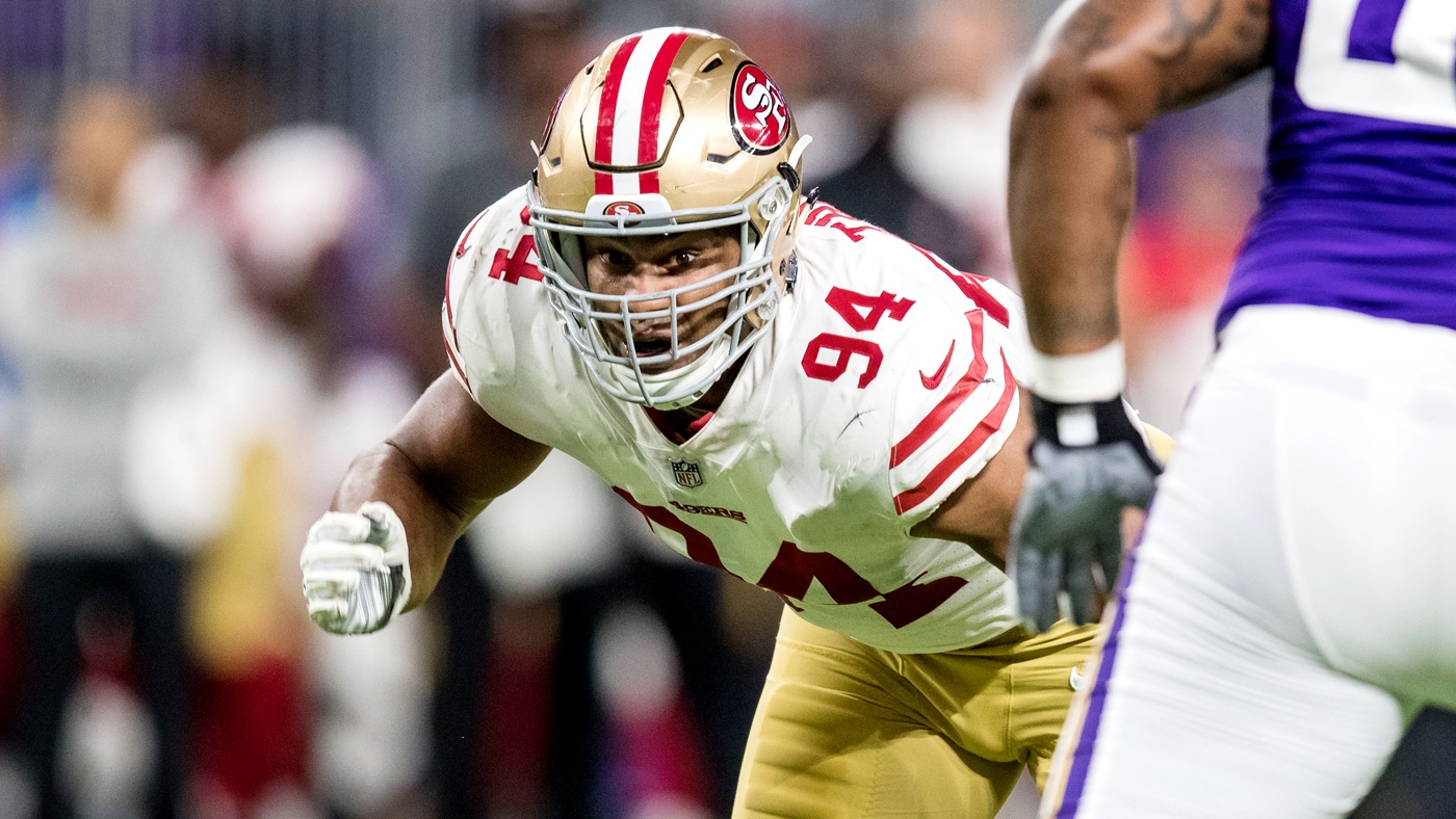 Watch: Rookie Solomon Thomas brings down Carson Palmer for his first ...