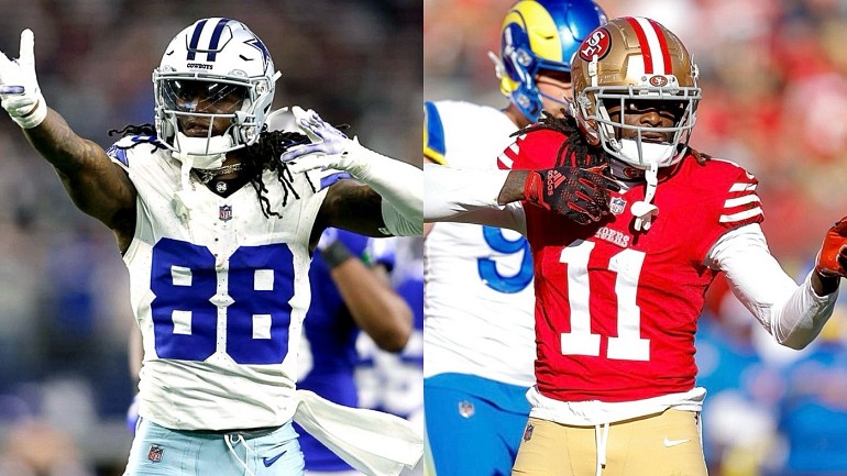 CeeDee Lamb Separates From 49ers' Brandon Aiyuk in Taking the Silent ...