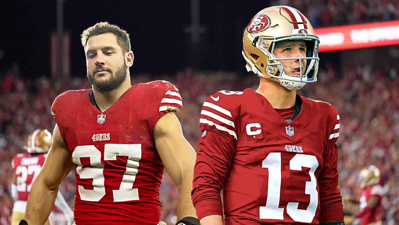 Brock Purdy, Nick Bosa share special post-game moment after 49ers win ...
