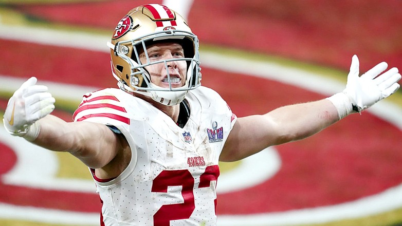 Christian McCaffrey Ranked No& 73 on NFL's 'Top 100 Players of 2025 ...