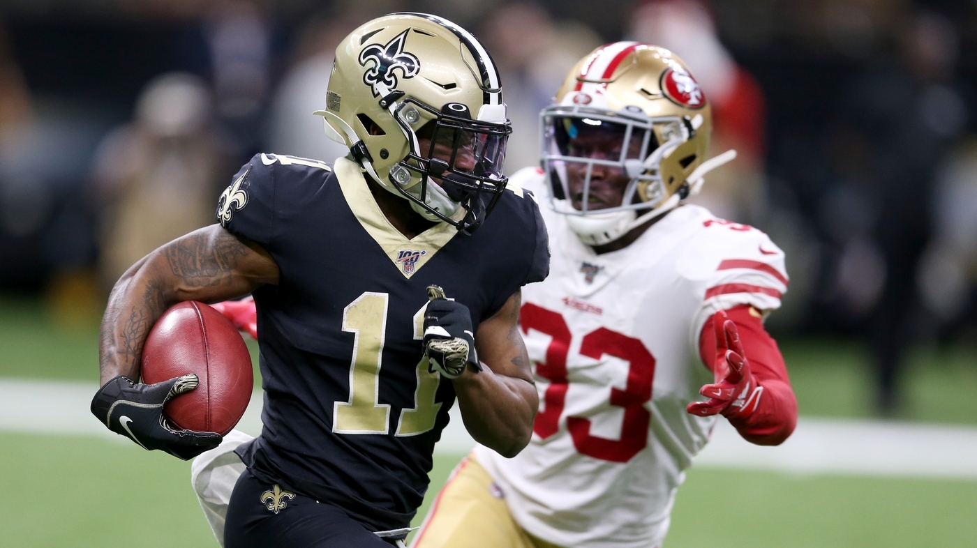 49ers lead Saints 28-27 in crazy back-and-forth first half in Week 14 ...