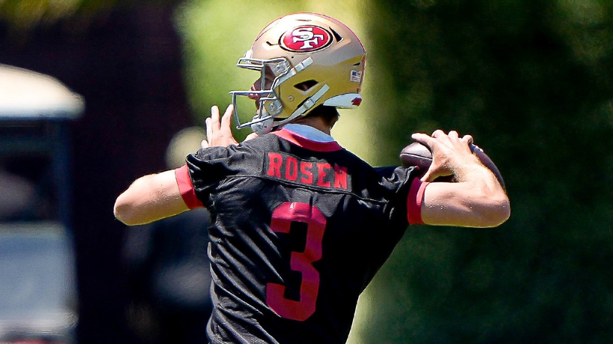Josh Rosen among five bubble players fighting to earn spot on 49ers ...