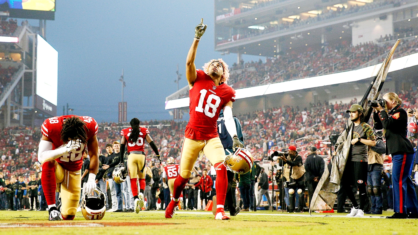 Dante Pettis enthusiastically explains how his passions outside of ...