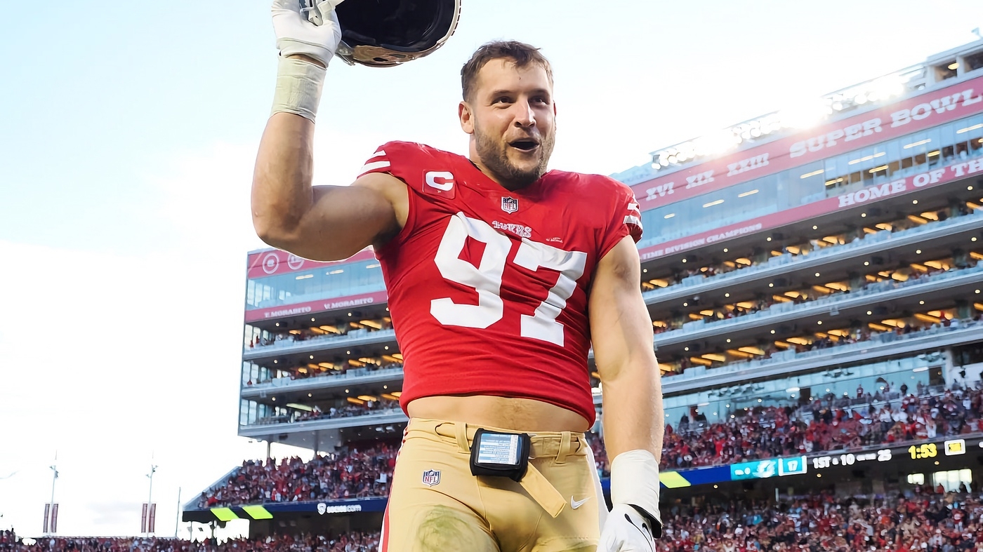 49ers Notebook: Nick Bosa sends Kyle Shanahan a curse-filled message ...